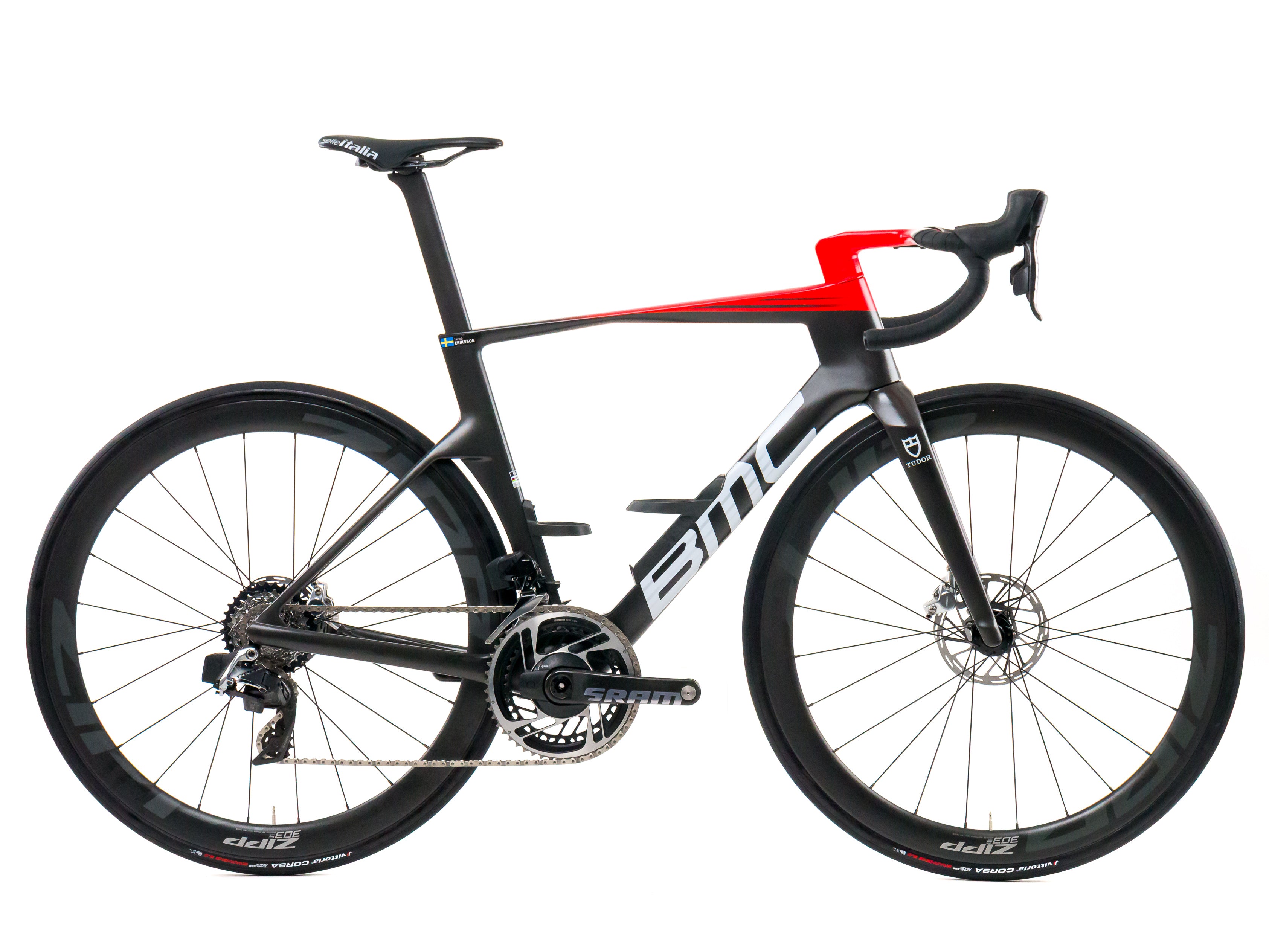 BMC Teammachine R01 Tudor Pro Cycling J. Eriksson | Sram Red eTap AXS ...