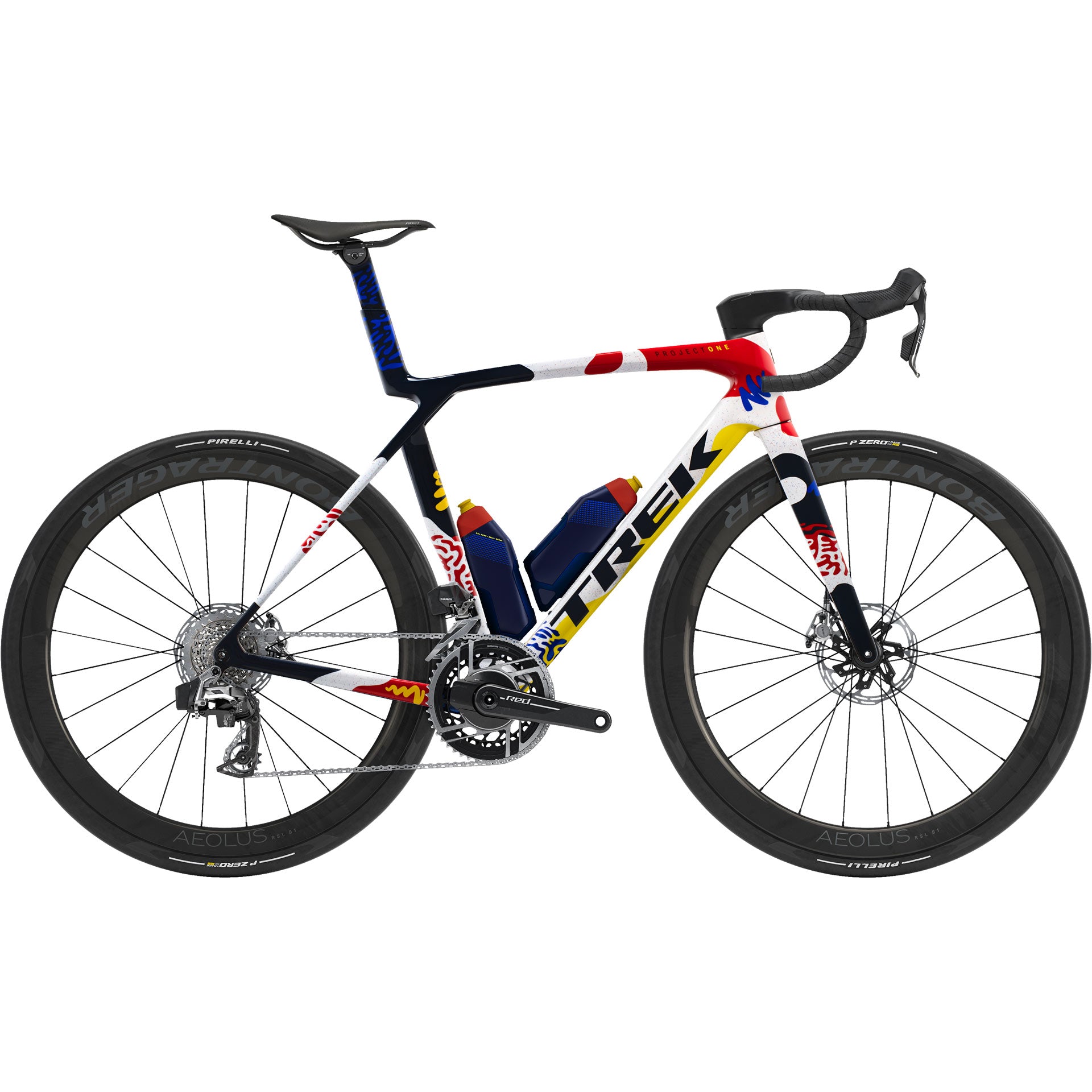 Trek Madone SLR 9 AXS Gen 8 2025 - SRAM RED AXS E1 2x12sp - Bontrager Aeolus RSL 51, carbonio ...